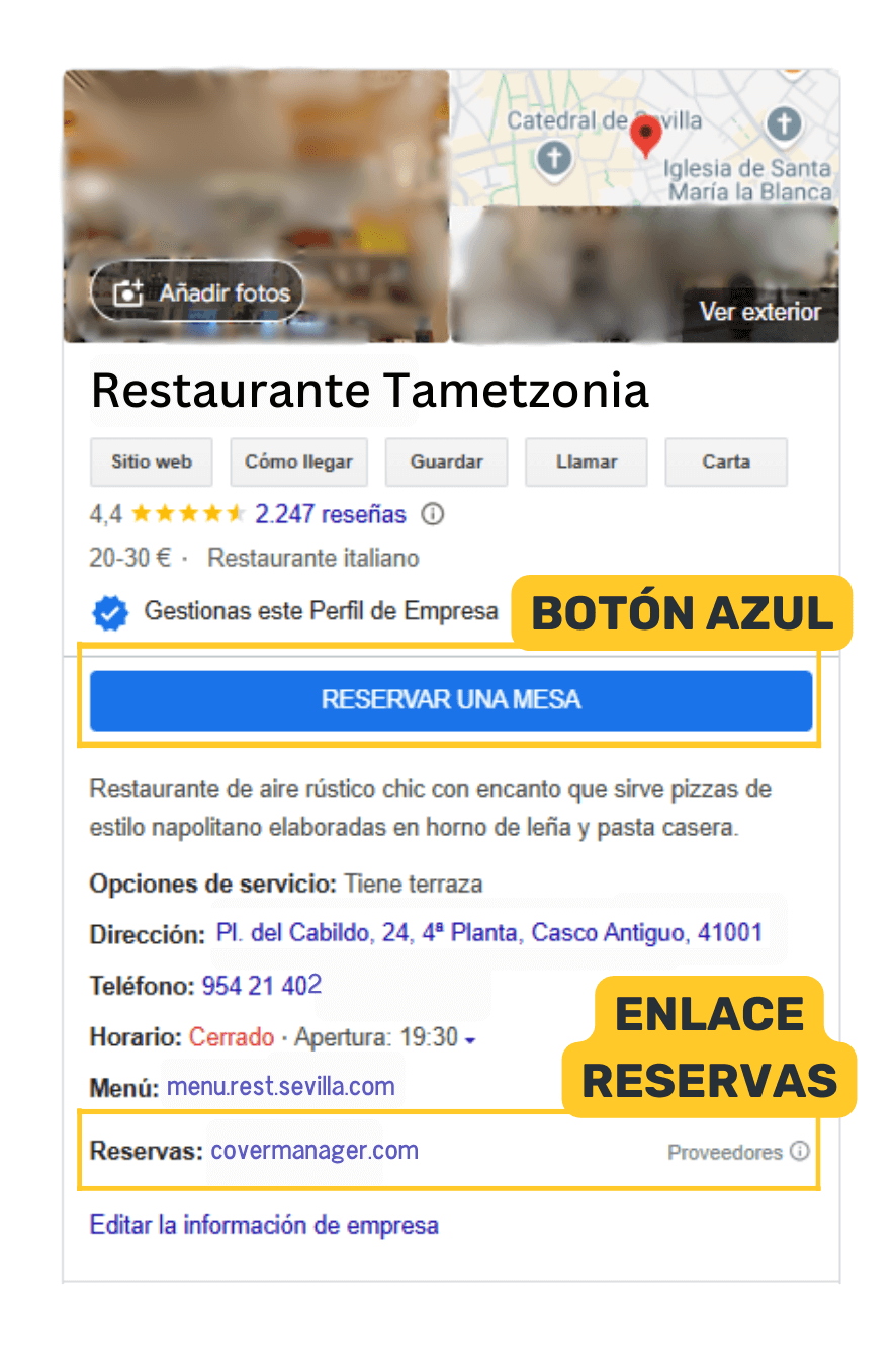 Cómo editar el botón de Reservas de Google My BusinessSoftware para ...